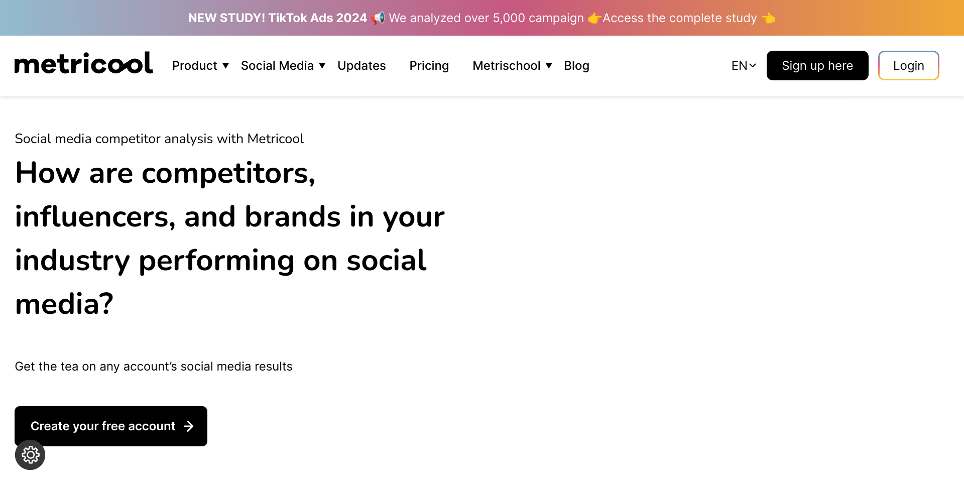 Social Blade Social Media Competitor Analysis Tool